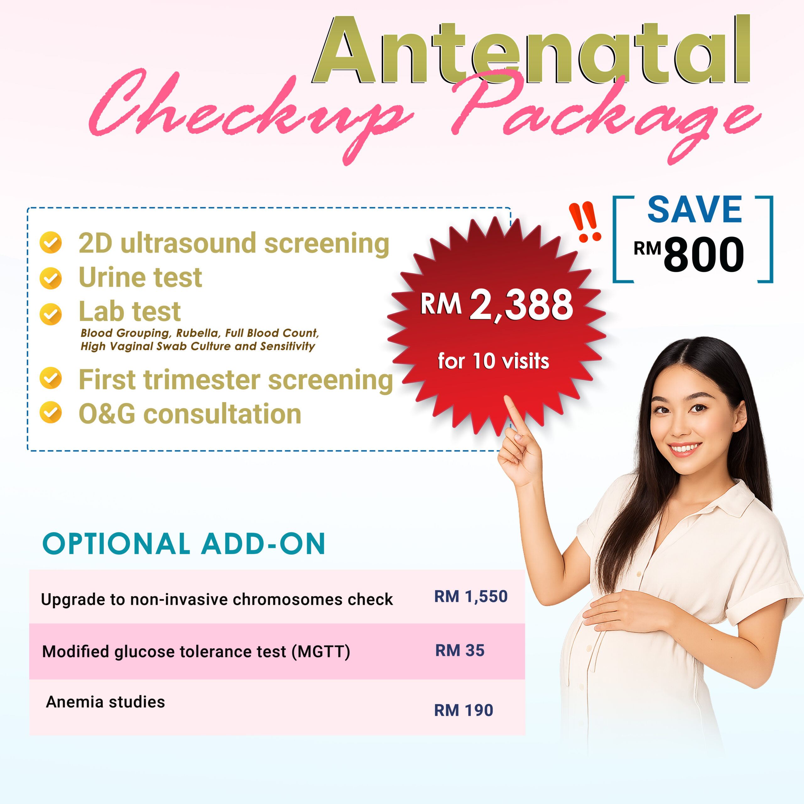 Antenatal Checkup Package - Columbia Asia Hospital I Private Hospital ...