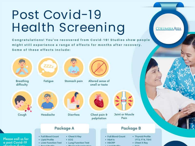 Post Covid-19 Screening Package - Petaling Jaya - Columbia Asia ...