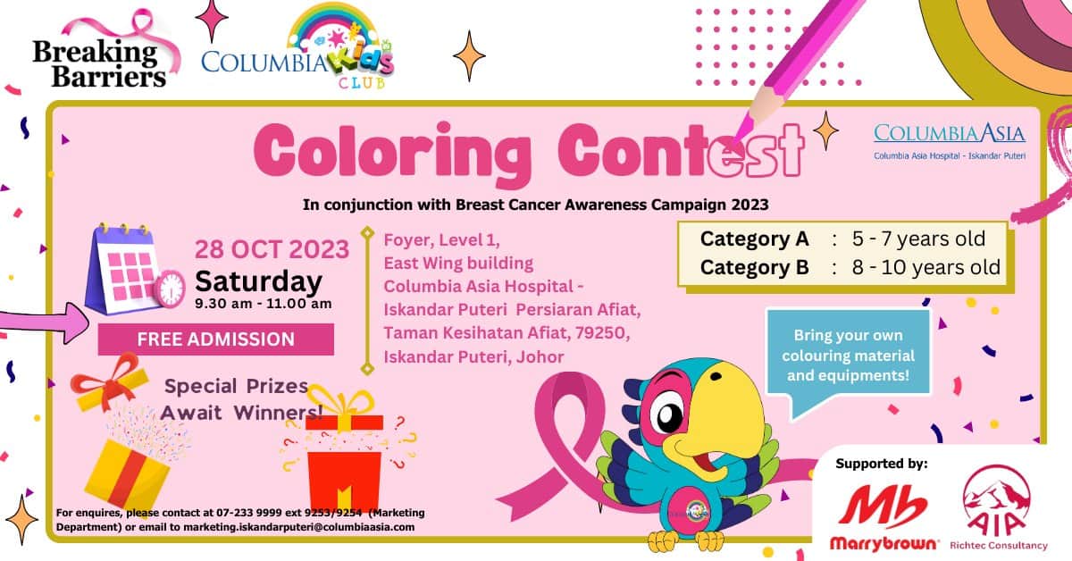 CAH-IP Oct'23: Coloring Contest - Columbia Asia Hospital I Private ...