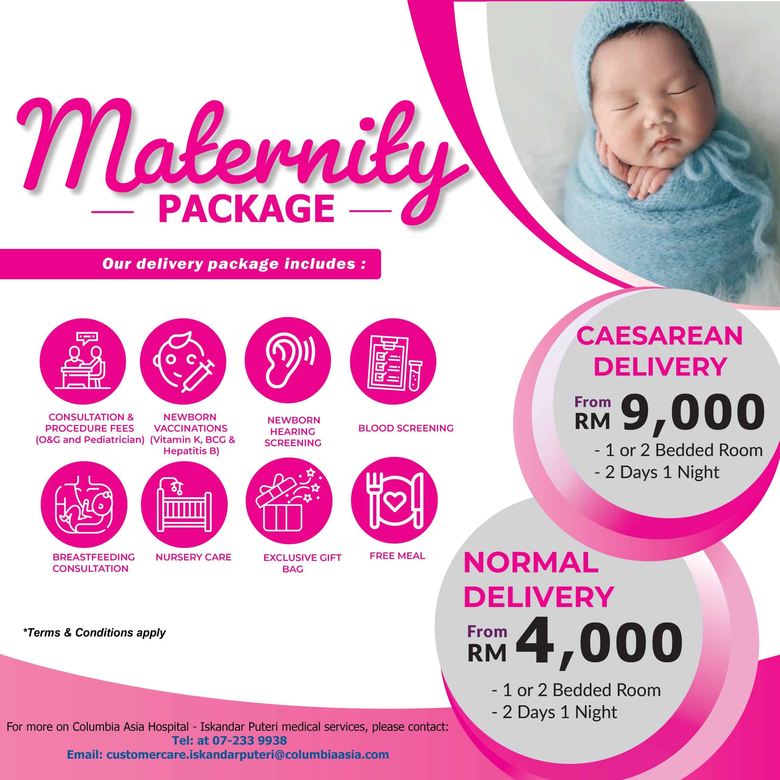 Delivery Package - Columbia Asia Hospital I Private Hospital in Malaysia