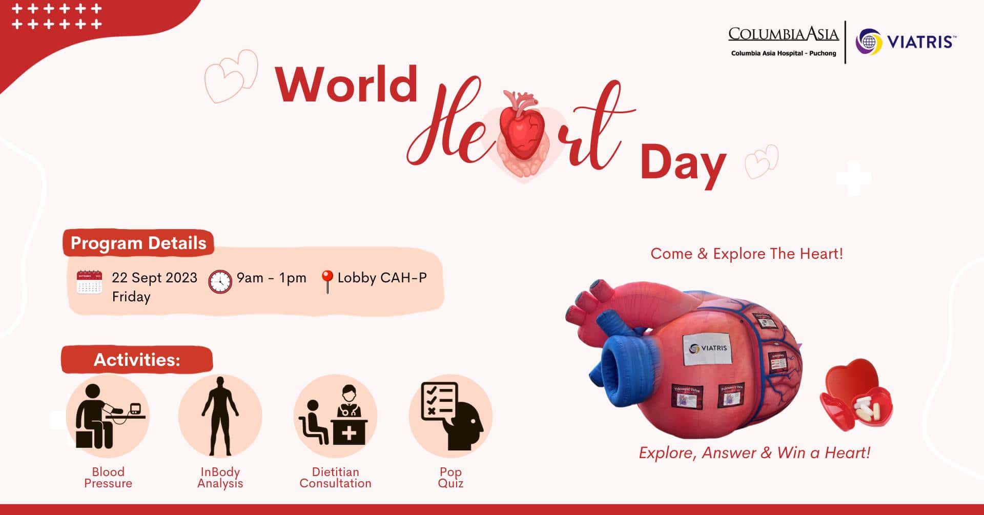 World Heart Day - Puchong Sep'23 - Columbia Asia Hospital I Private ...