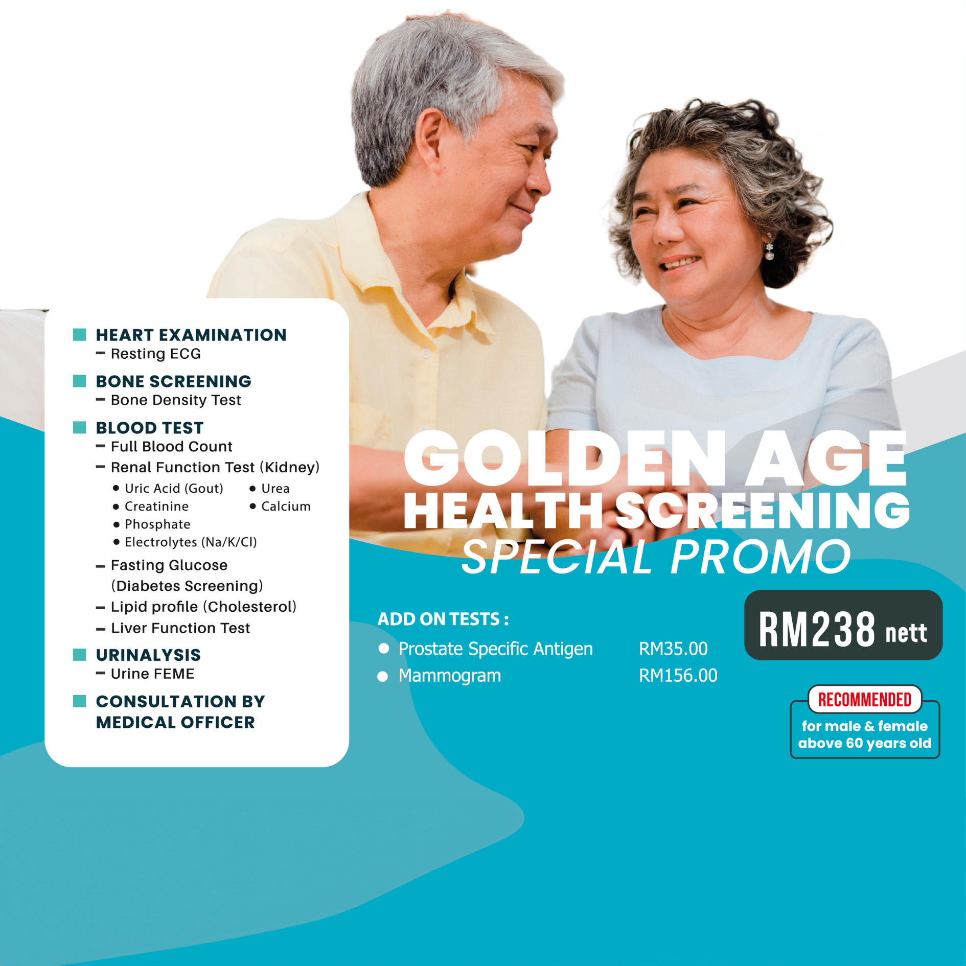 Golden Age Health Screening Package - Columbia Asia Hospital I Private ...