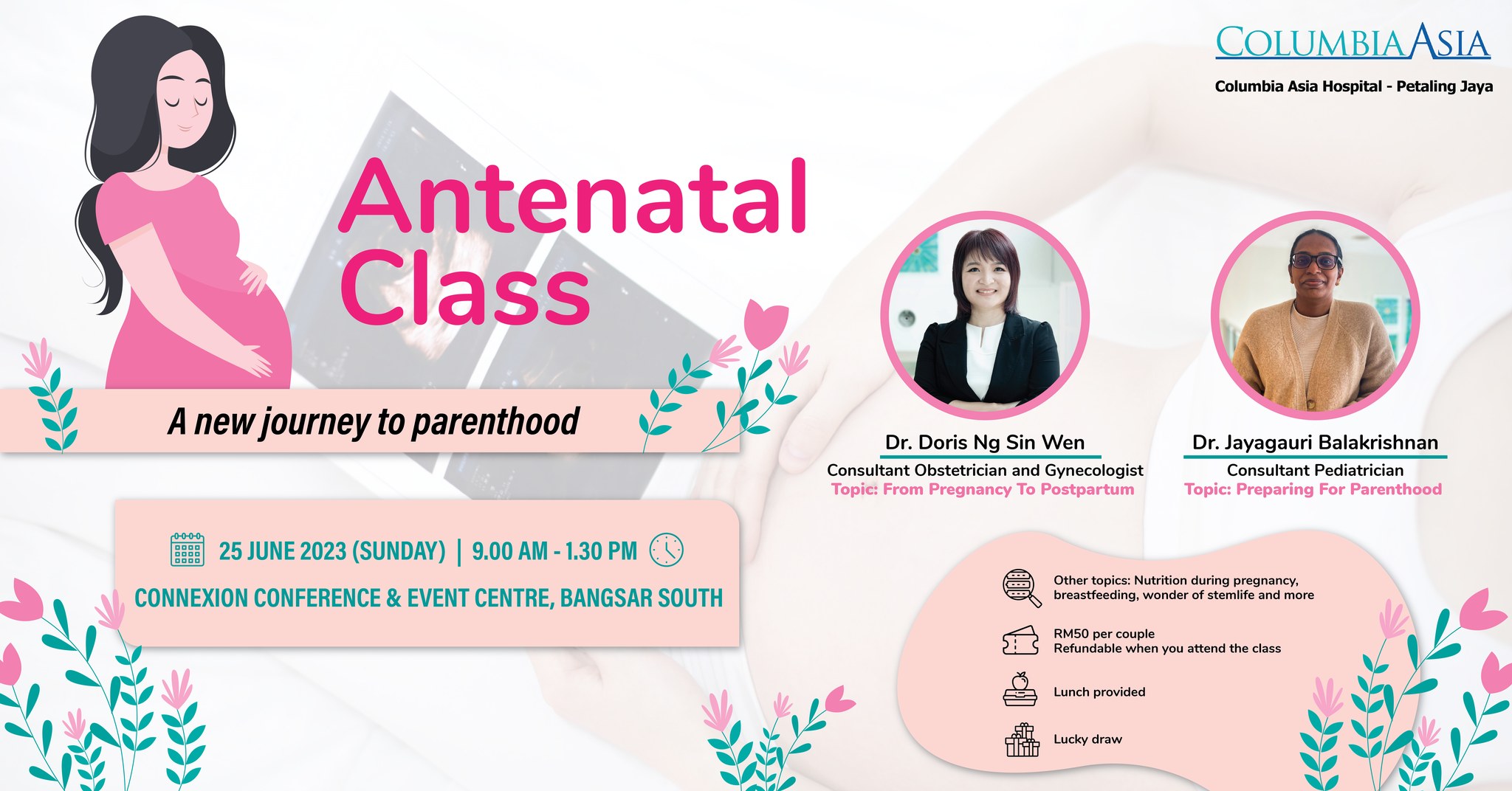 Antenatal Class - June 2023 - Petaling Jaya - Columbia Asia Hospital I Private Hospital in Malaysia