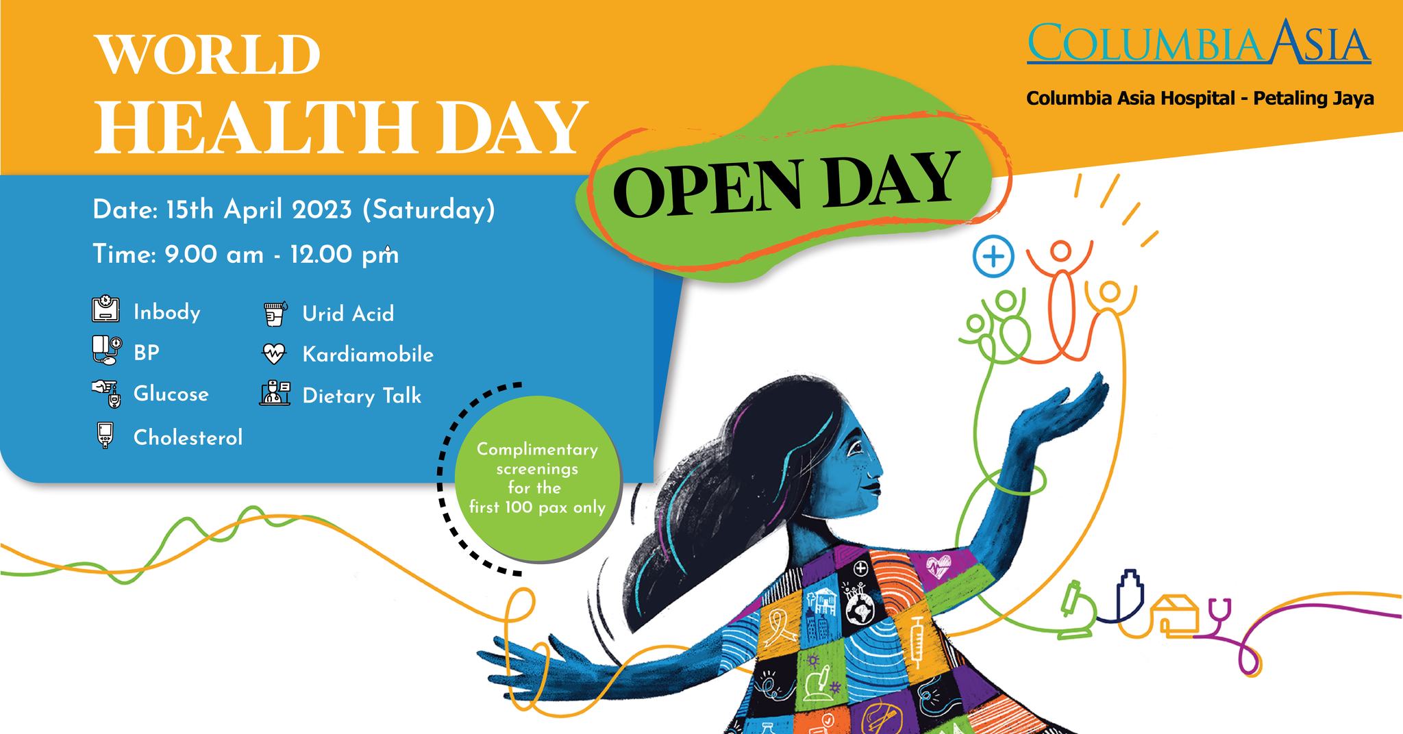 World Health Day Open Day - Columbia Asia Hospital I Private Hospital ...