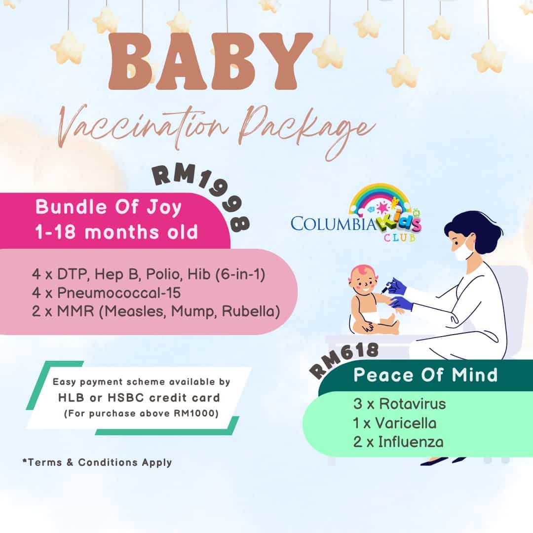 Baby Vaccination Package - Bukit Rimau - Columbia Asia Hospital I ...