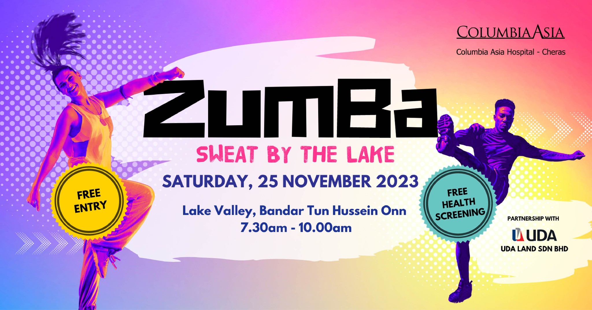 Zumba - Sweat By The Lake - Columbia Asia Hospital I Private Hospital ...