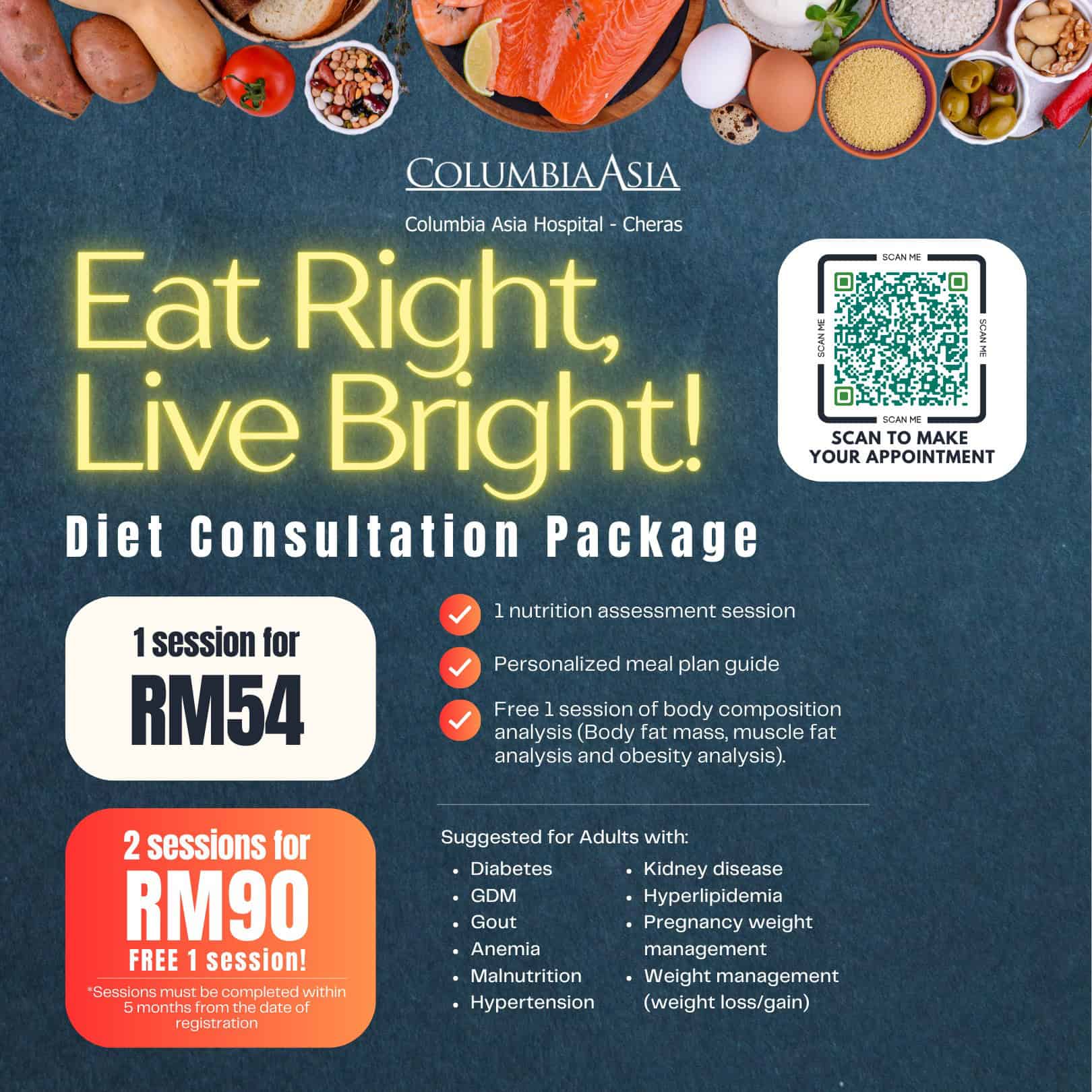 Diet Consultation Package - Columbia Asia Hospital I Private Hospital ...