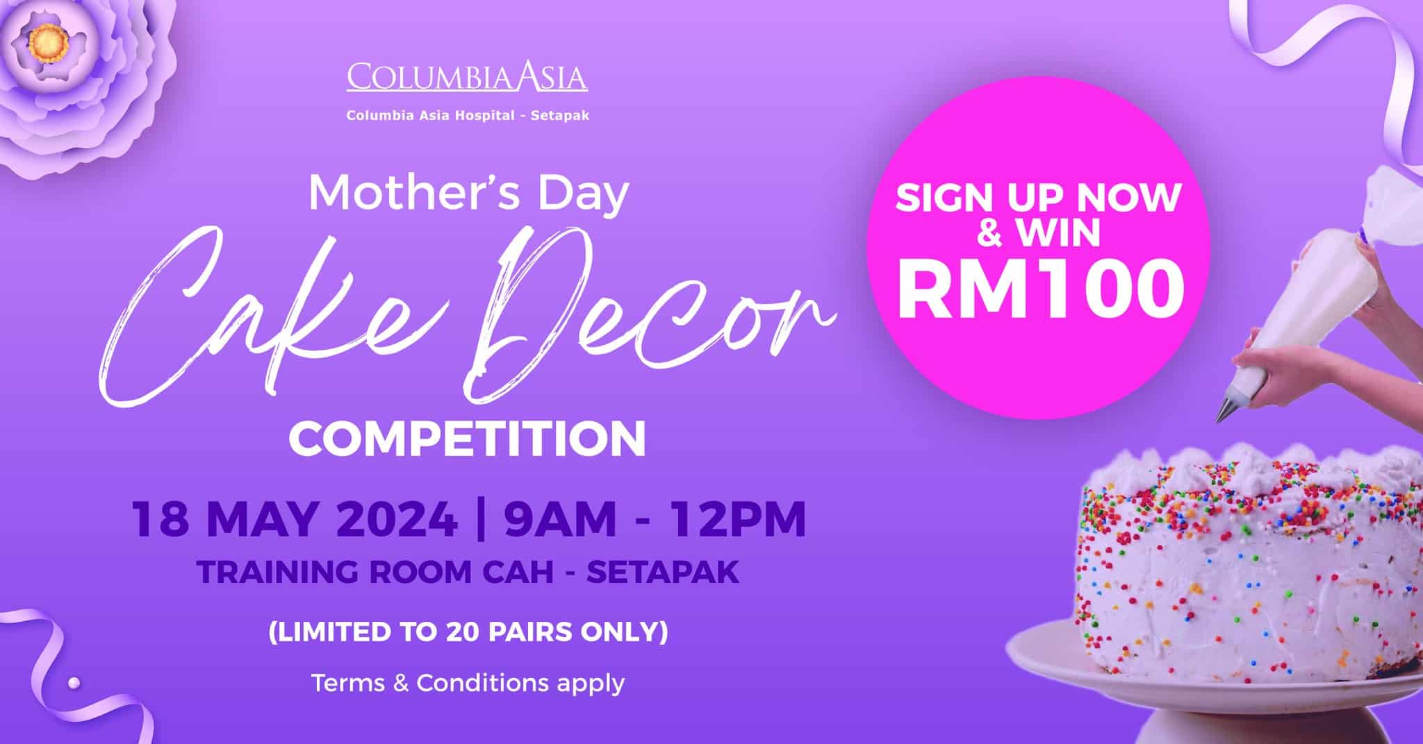 Mother’s Day Cake Decoration Competition - Columbia Asia Hospital I ...