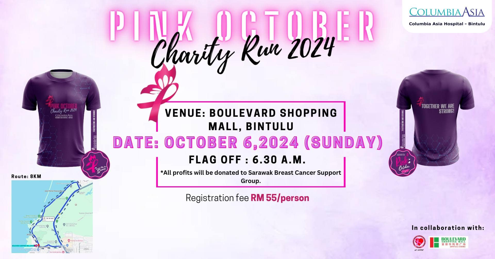 Pink October Charity Run 2024 - Columbia Asia Hospital I Private ...