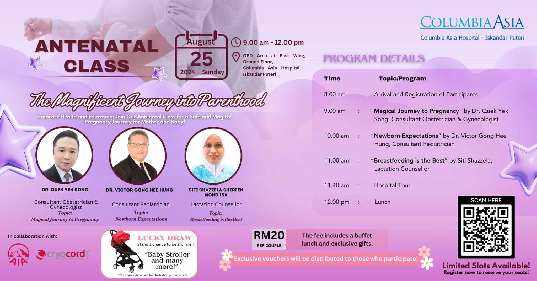 Antenatal Class August 2024 - Columbia Asia Hospital I Private Hospital ...