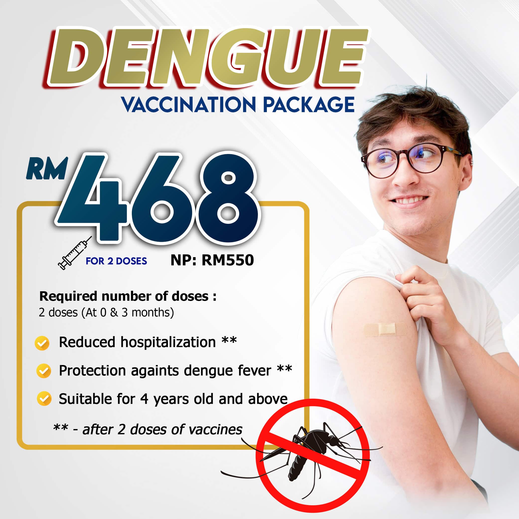 Dengue Vaccination Package - Petaling Jaya - Columbia Asia Hospital I Private Hospital in Malaysia