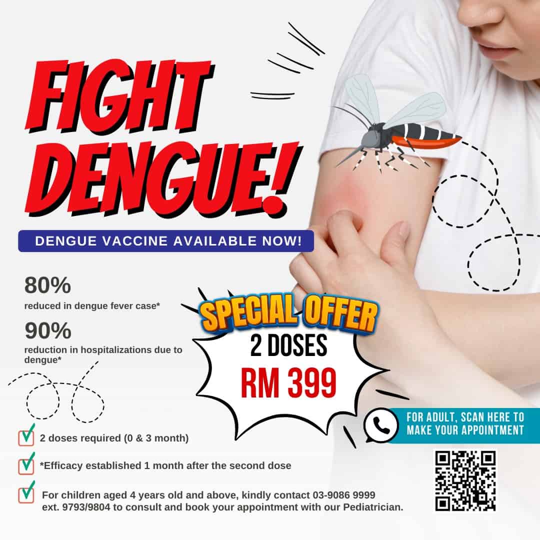 Dengue Vaccination Package - Cheras - Columbia Asia Hospital I Private ...