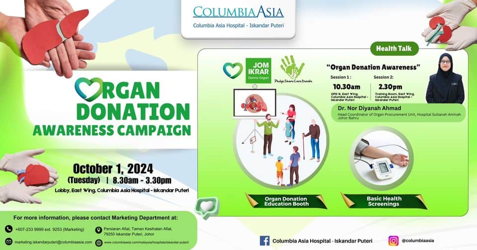 Organ Donation Awareness Campaign - Columbia Asia Hospital I Private ...