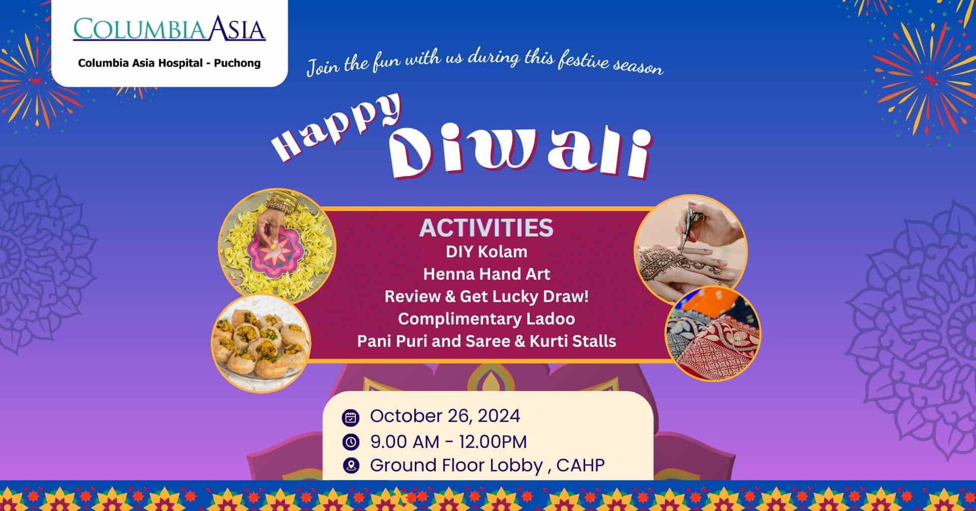 Deepavali Celebration - Puchong - Columbia Asia Hospital I Private ...