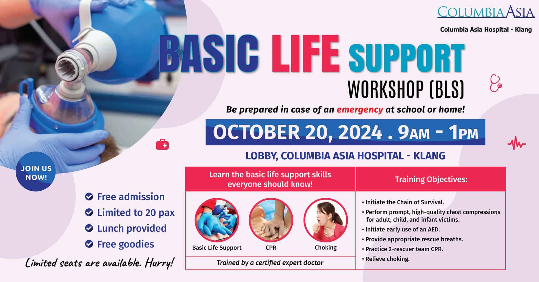 Basic Life Support Workshop - Columbia Asia Hospital I Private Hospital in Malaysia