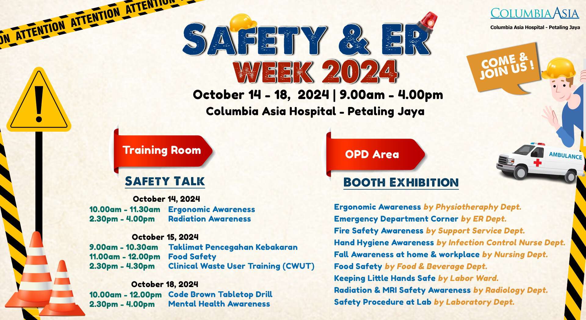 Safety & ER Week - Columbia Asia Hospital I Private Hospital in Malaysia