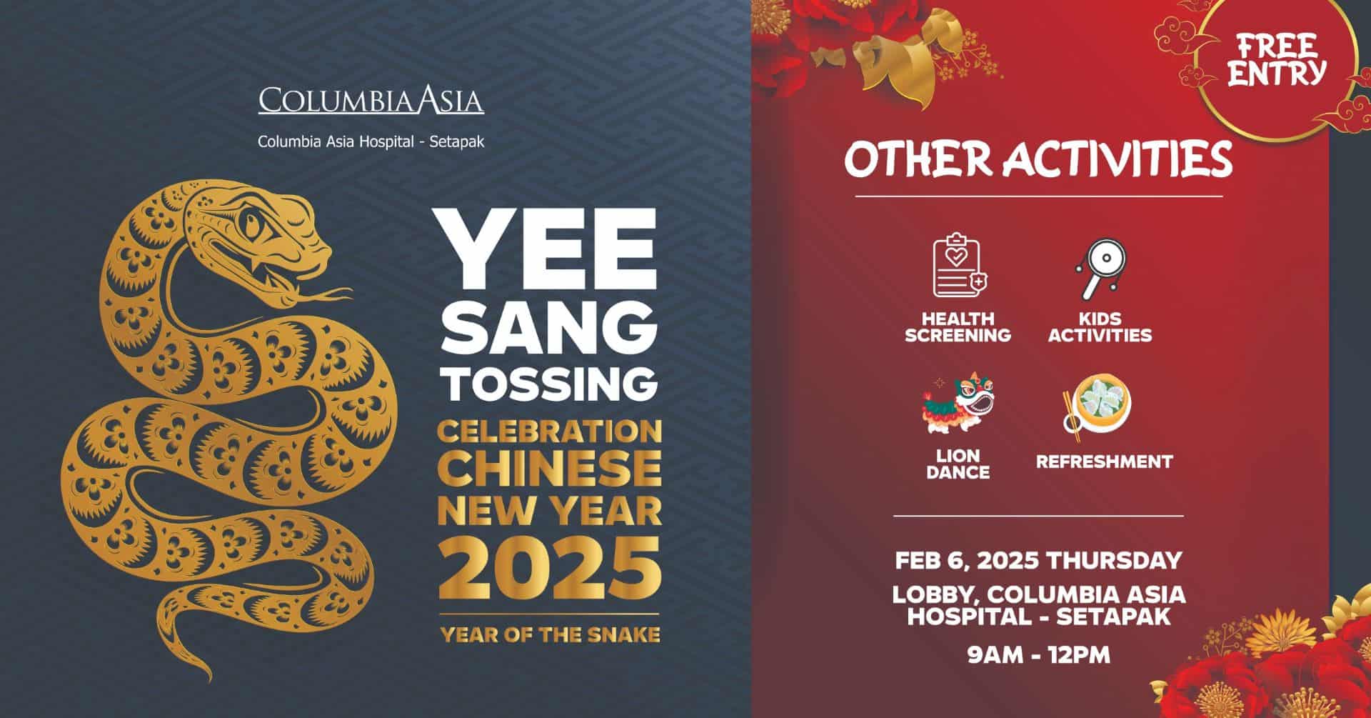Chinese New Year Celebration 2025 - Columbia Asia Hospital I Private ...