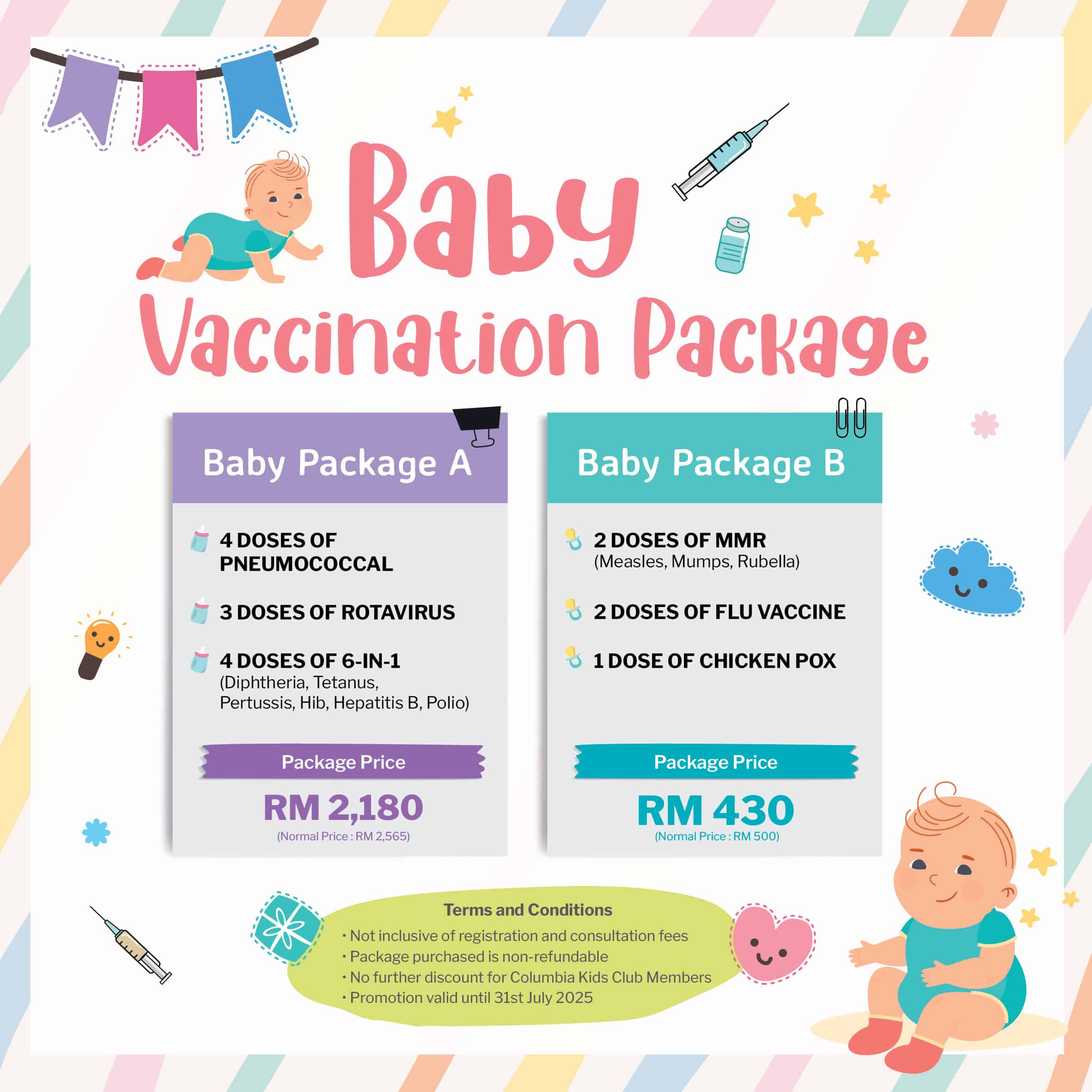 Baby Vaccination Package - Klang - Columbia Asia Hospital I Private ...