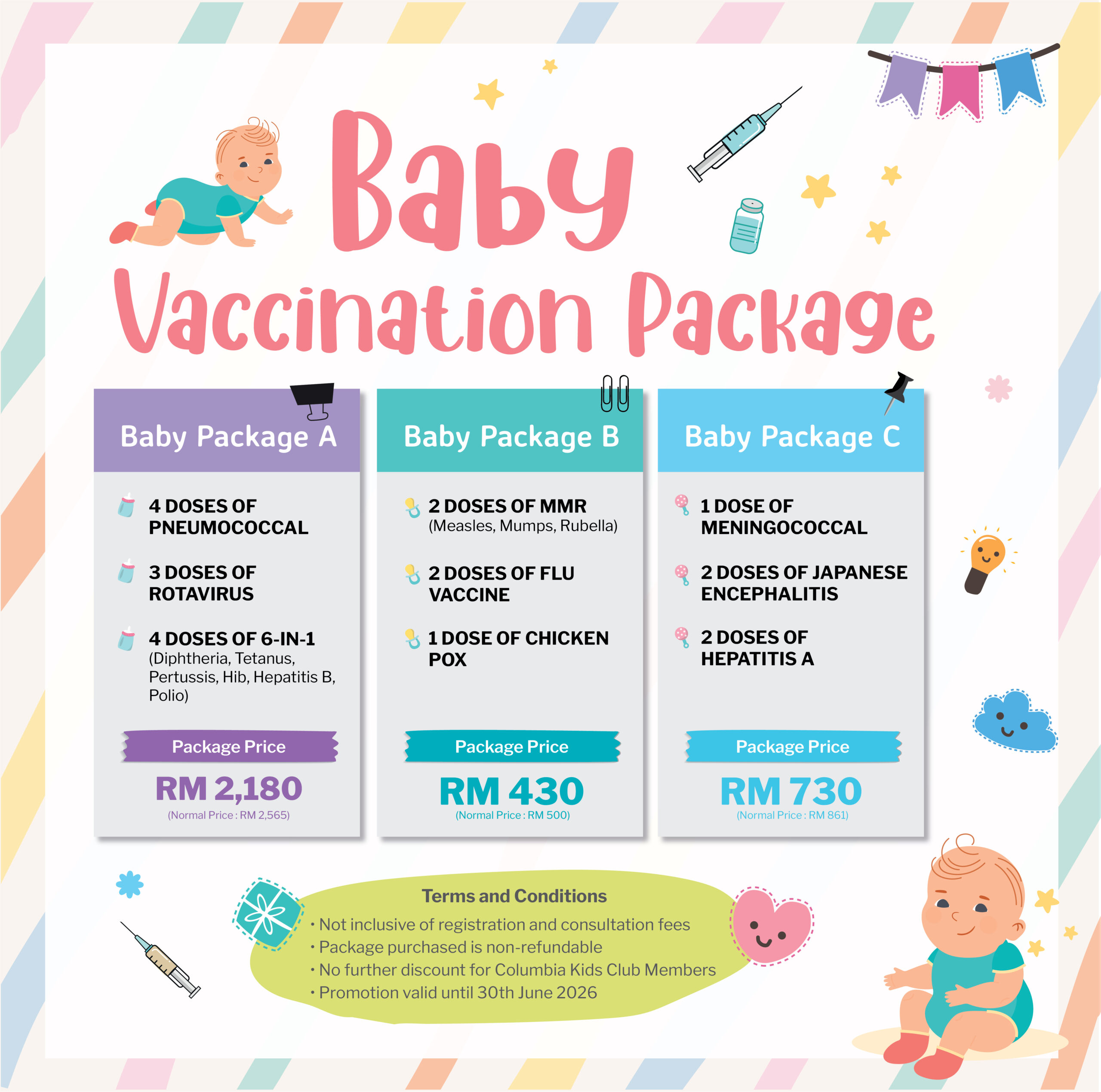 Baby Vaccination Package - Klang - Columbia Asia Hospital I Private ...