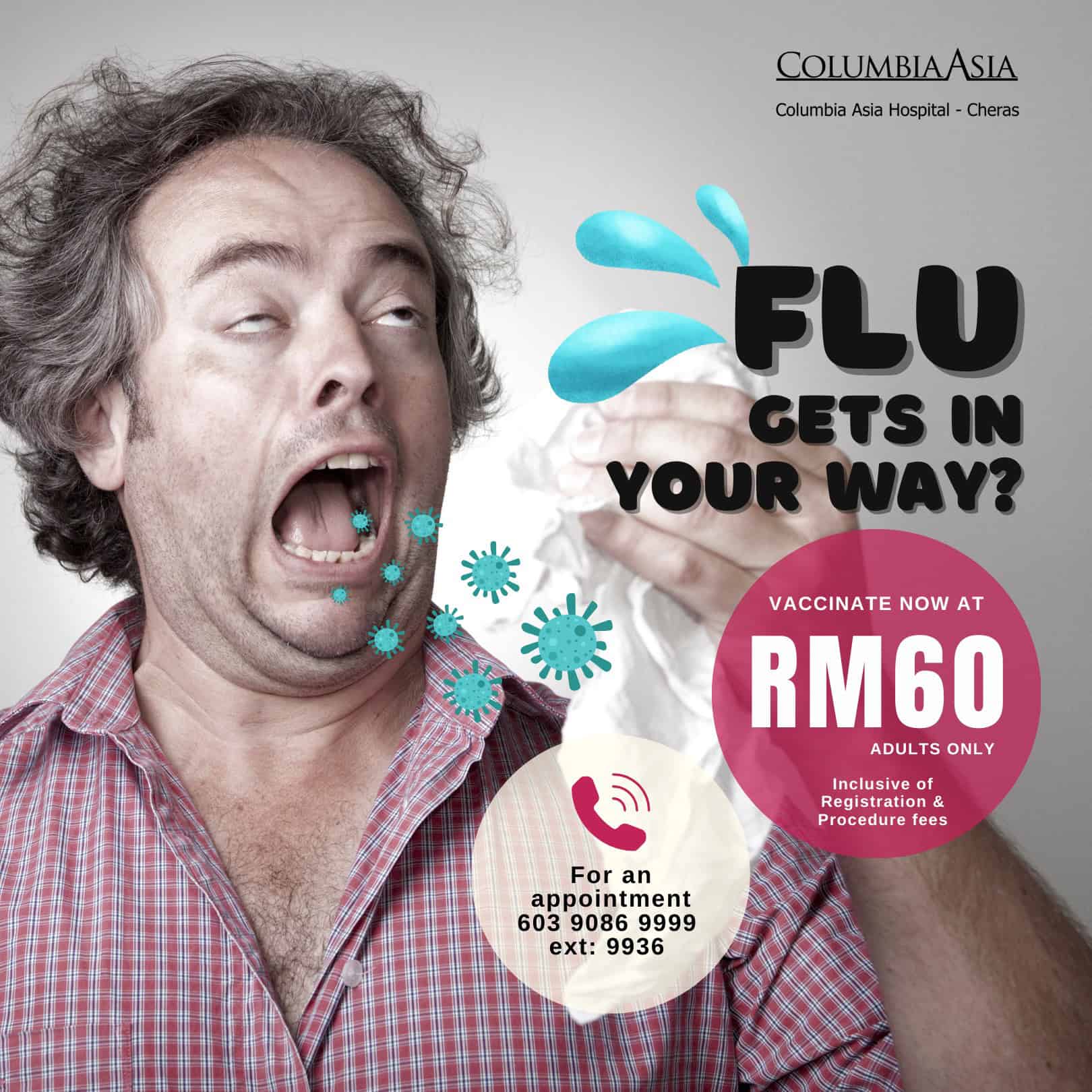 Influenza Vaccine Promotion - Cheras - Columbia Asia Hospital I Private ...