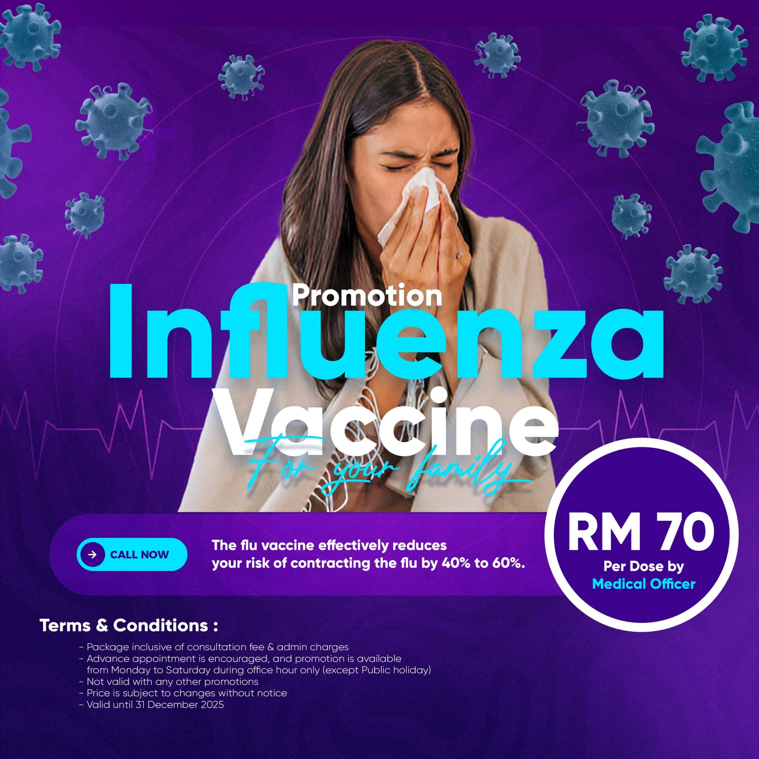 Influenza Vaccine Promotion - Tebrau - Columbia Asia Hospital I Private ...