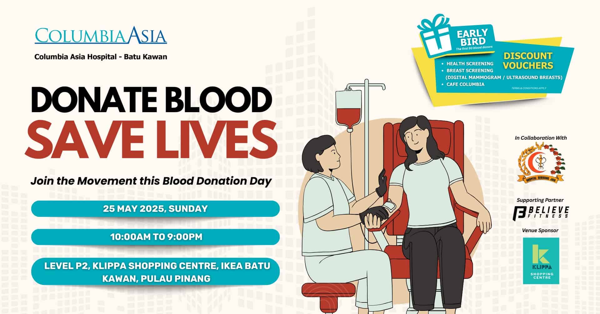 Blood Donation Drive - Columbia Asia Hospital I Private Hospital in Malaysia
